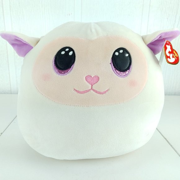 Ty | Toys | Ty Squish A Boos Fluffy Lamb Plush 8 Stuffed Animal 22 ...